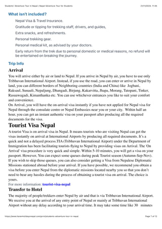 Students' Adventure Tour in Nepal | Nepal Adventure Tour for Students.pdf