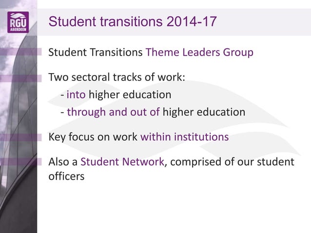 Student transitions in higher education | PPT
