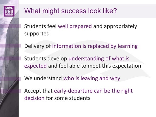 Student transitions in higher education | PPT