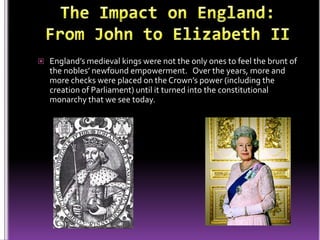 Student sample -the magna carta | PPTX