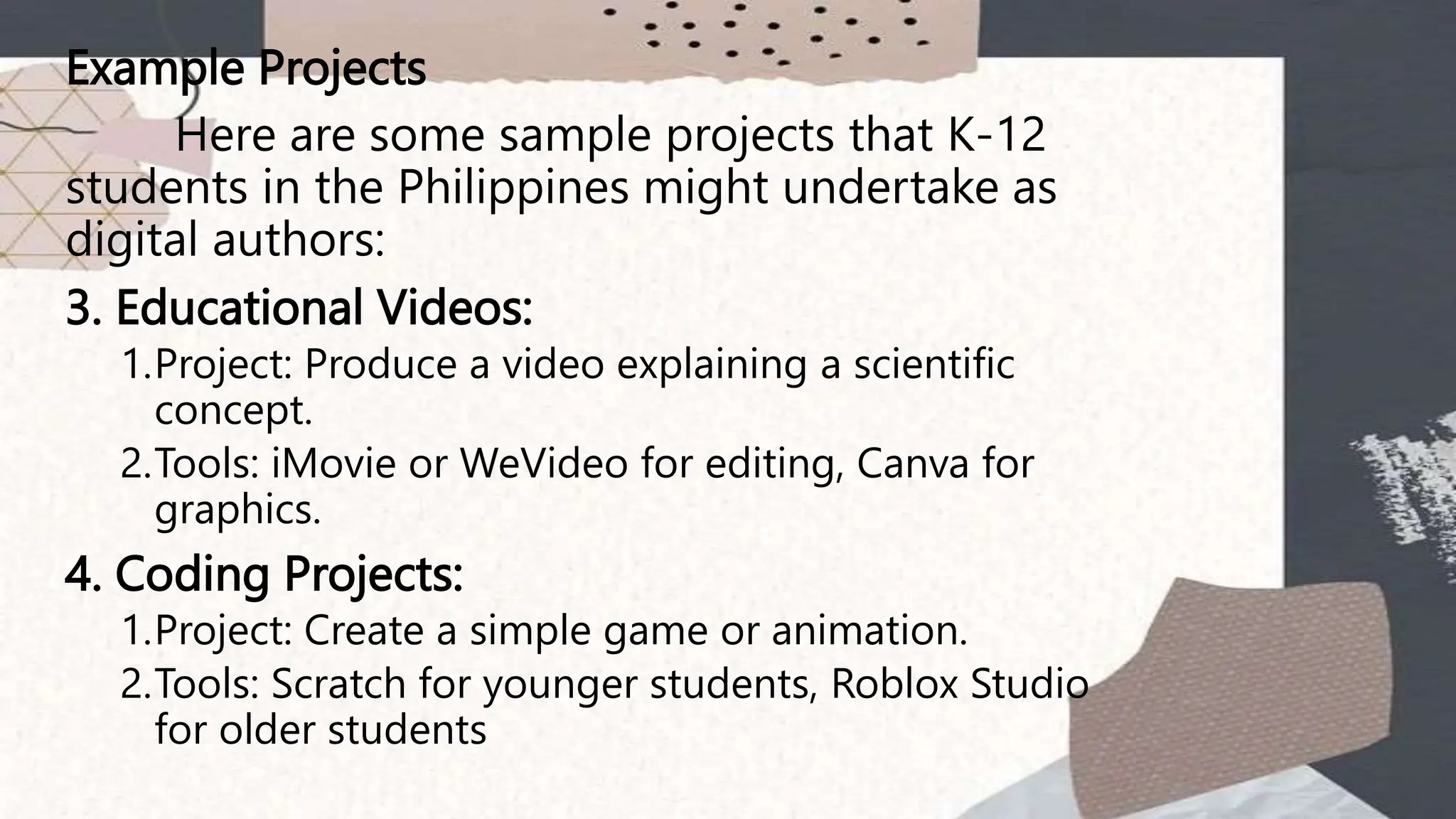 Student Sample Projects Using Open-Ended Tools.pptx