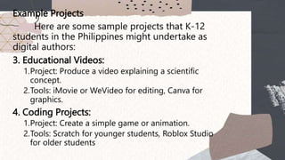 Student Sample Projects Using Open-Ended Tools.pptx