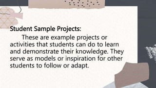 Student Sample Projects Using Open-Ended Tools.pptx