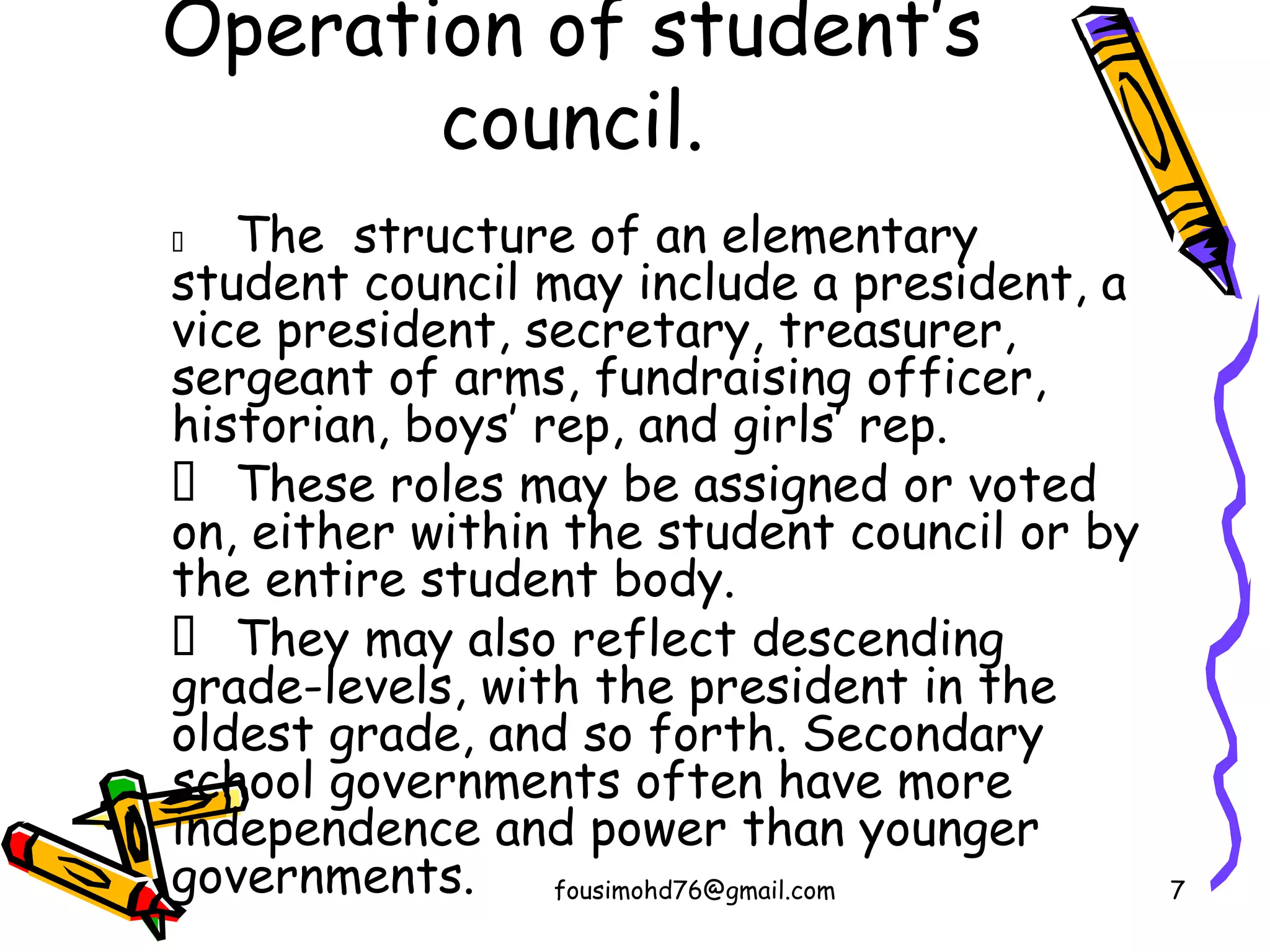 Students and staff council | PPT
