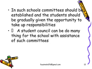 Students and staff council | PPT