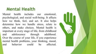 Students and teachers mental health by Dr.Shazia Zamir | PPTX