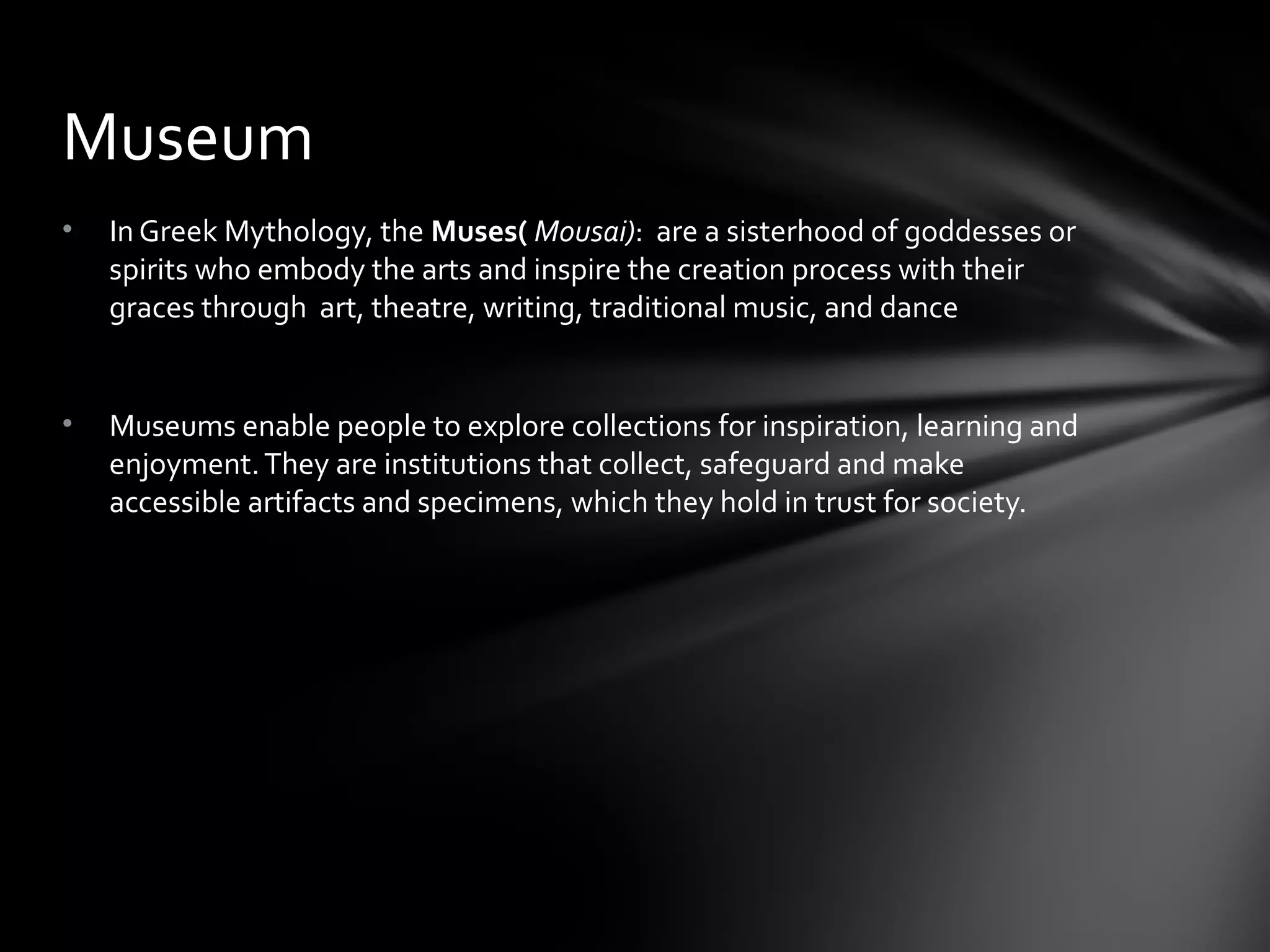 Students as curators! | PPT