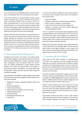 Students as learning designers using social media to scaffold the experience | PDF