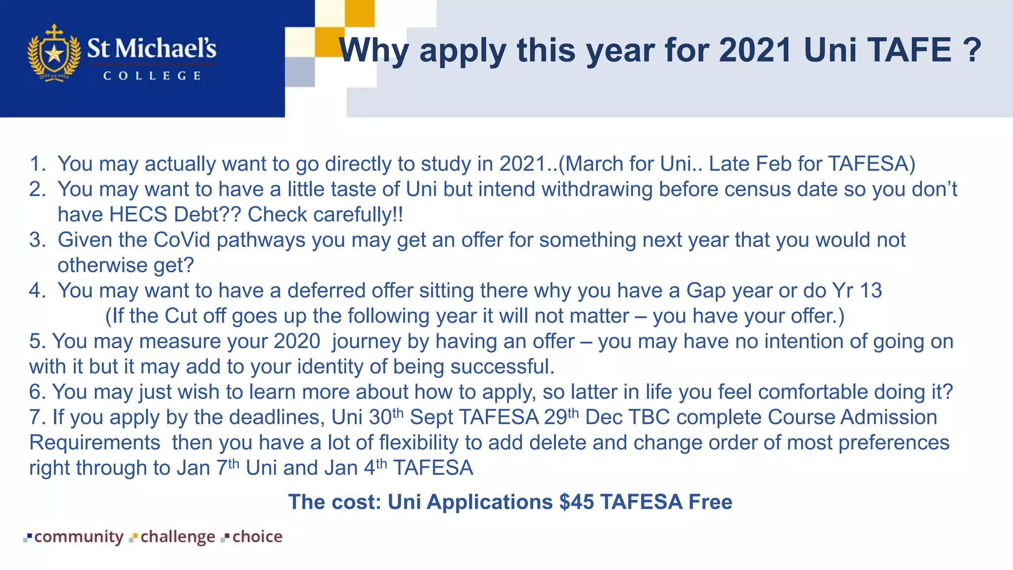 Student SATAC Pathways Presentation | PPT