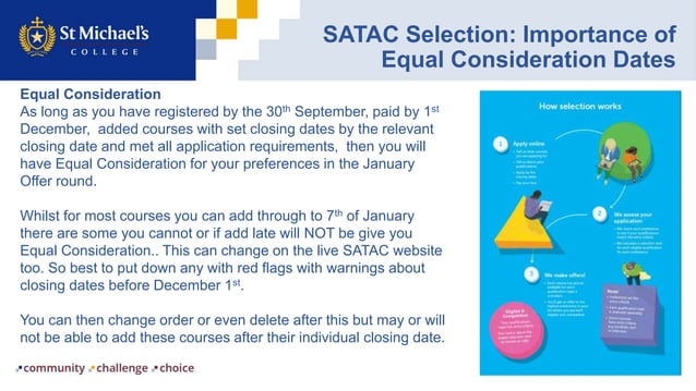 Student SATAC Pathways Presentation | PPT