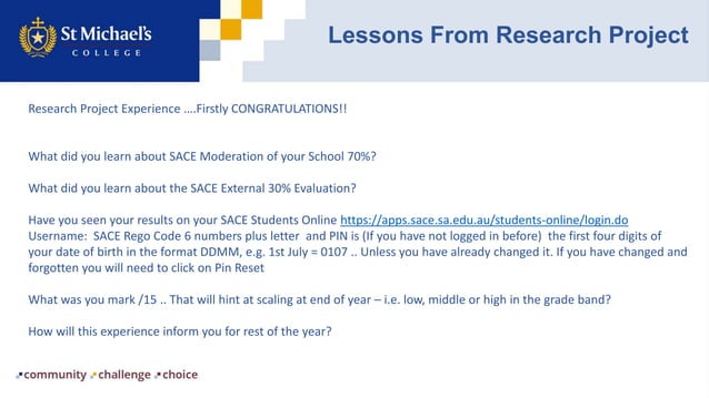 Student SATAC Pathways Presentation | PPT