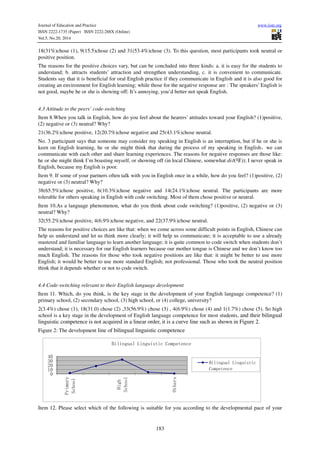 Students’ attitudes towards code switching in the bilingual | PDF