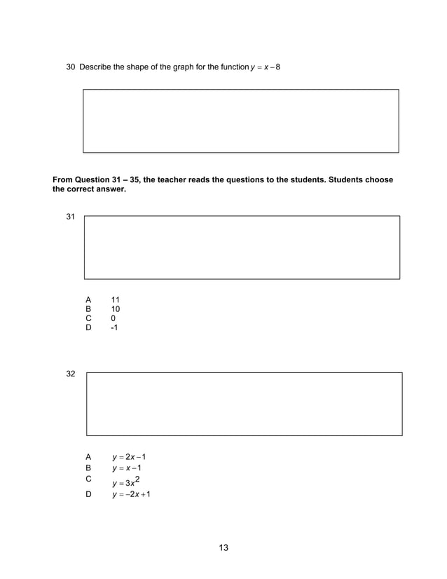 Module 11 graph of functions PMR | PDF