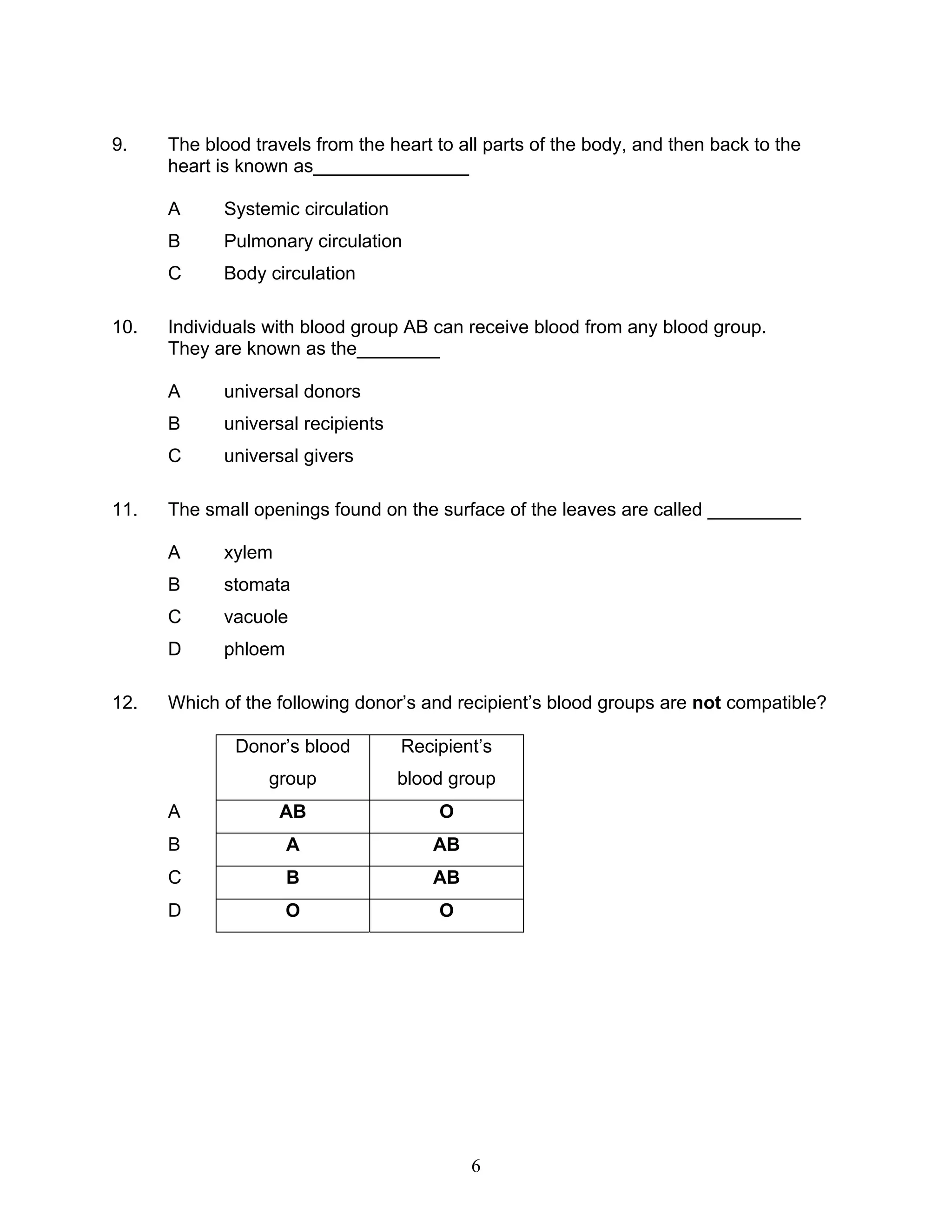 Module 2 blood circulations PMR | PDF