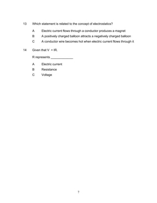 Module 7 electricity PMR | PDF