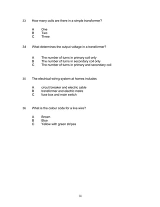 Module 8 generations of eletricity PMR | PDF