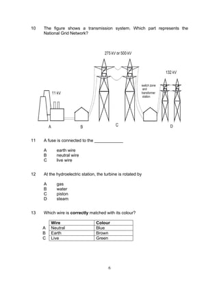 Module 8 generations of eletricity PMR | PDF | Free Download