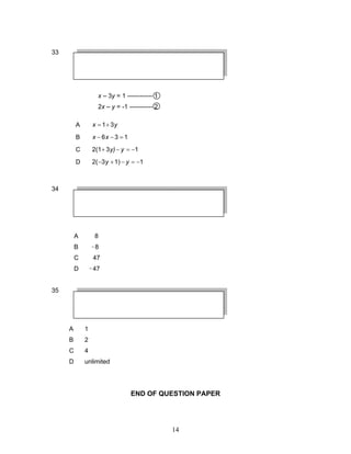 Module 9 linear equations PMR | PDF
