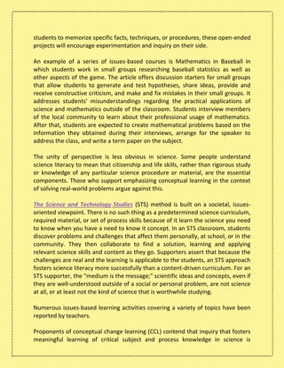 Students Developing More Complex Understanding in Science and ...
