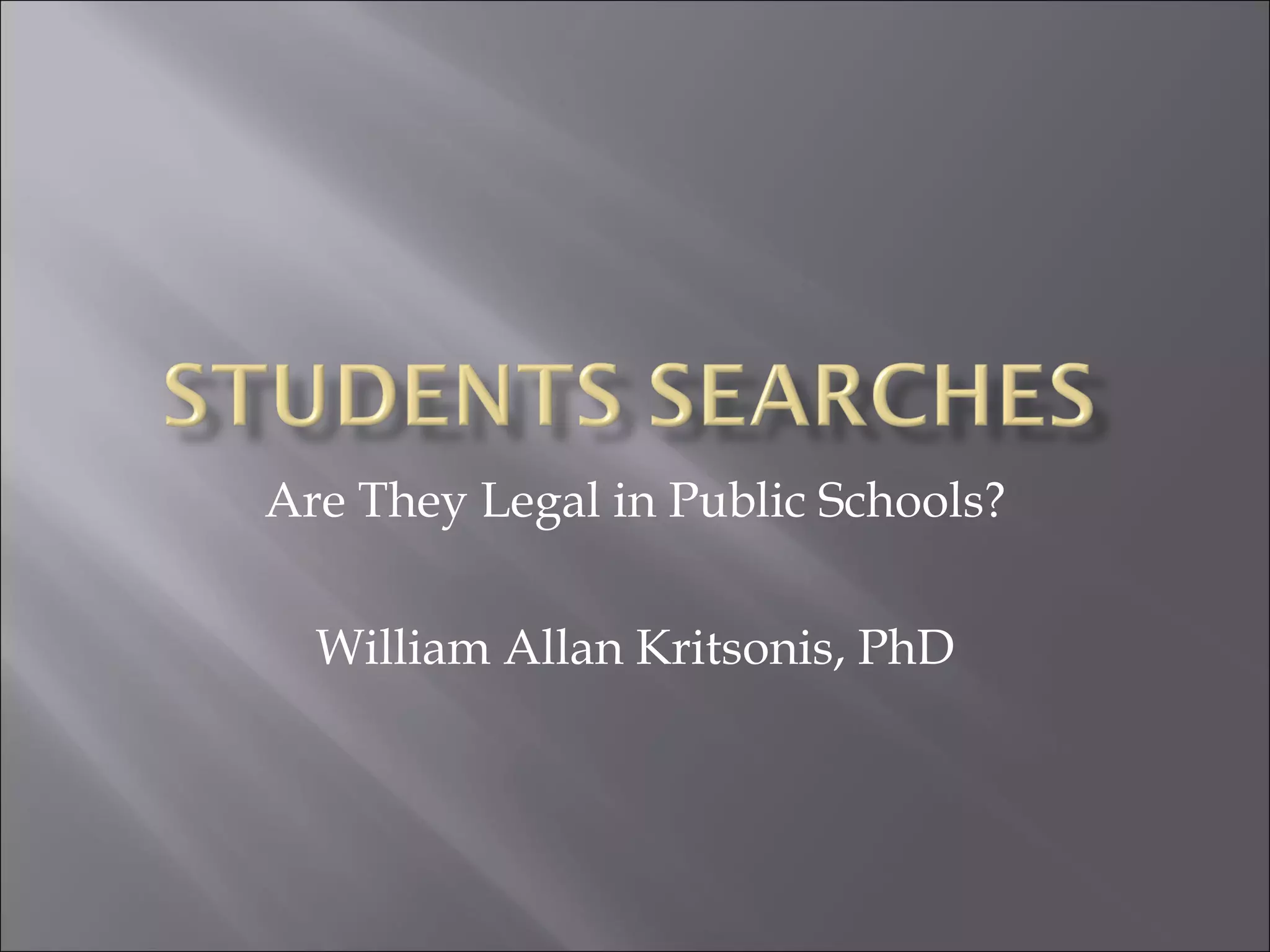 Student Searches Ppt | PPT