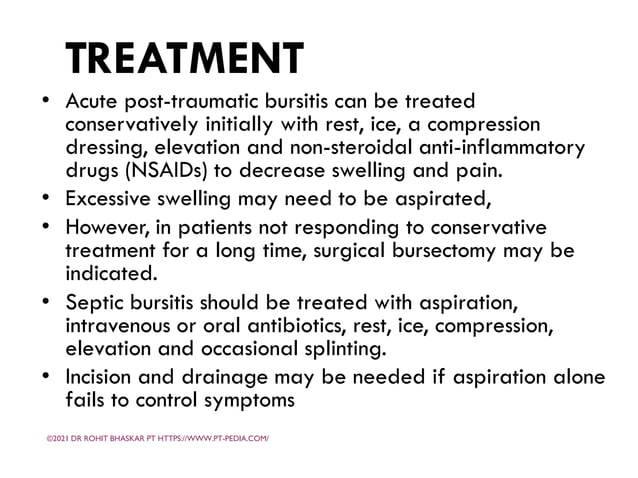 Student's Elbow (Olecranon Bursitis) - Dr Rohit Bhaskar | PDF ...
