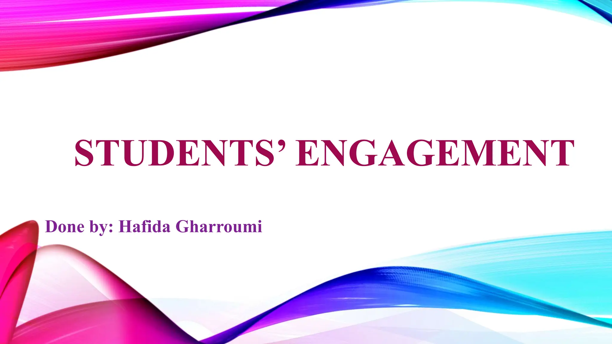 Students’ engagement.a great presentation | PPT