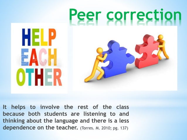 Students error correction | PPT