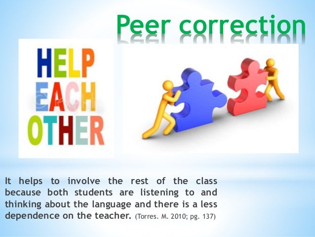 Students error correction