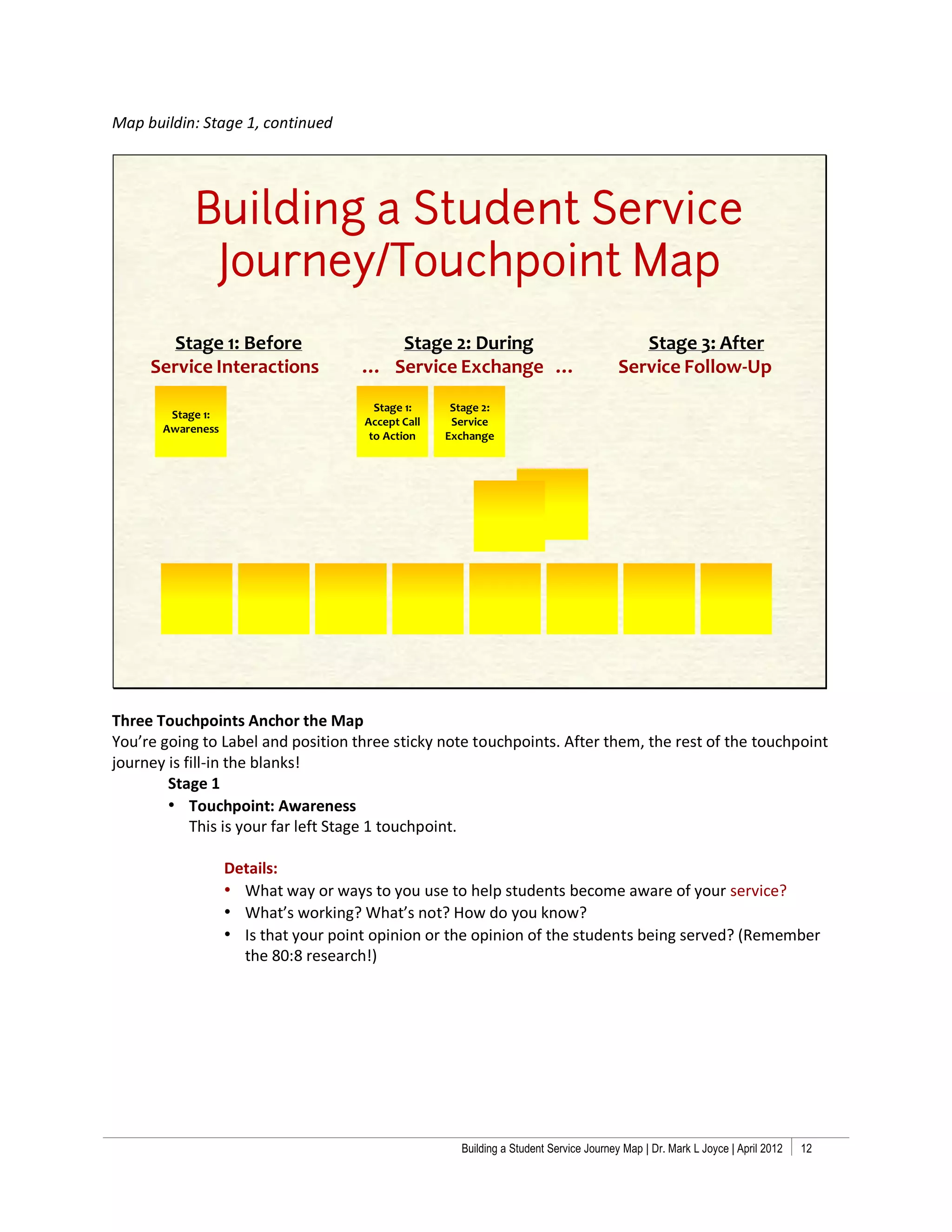 Building a Student Service Journey Touchpoint Map | PDF