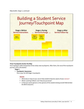 Building a Student Service Journey Touchpoint Map | PDF