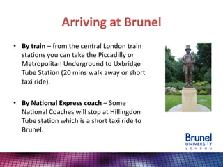 Pre-Departure Guide, Brunel International Student Services | PPTX