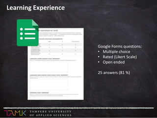 Students experiences of different types of distance learning | PPTX