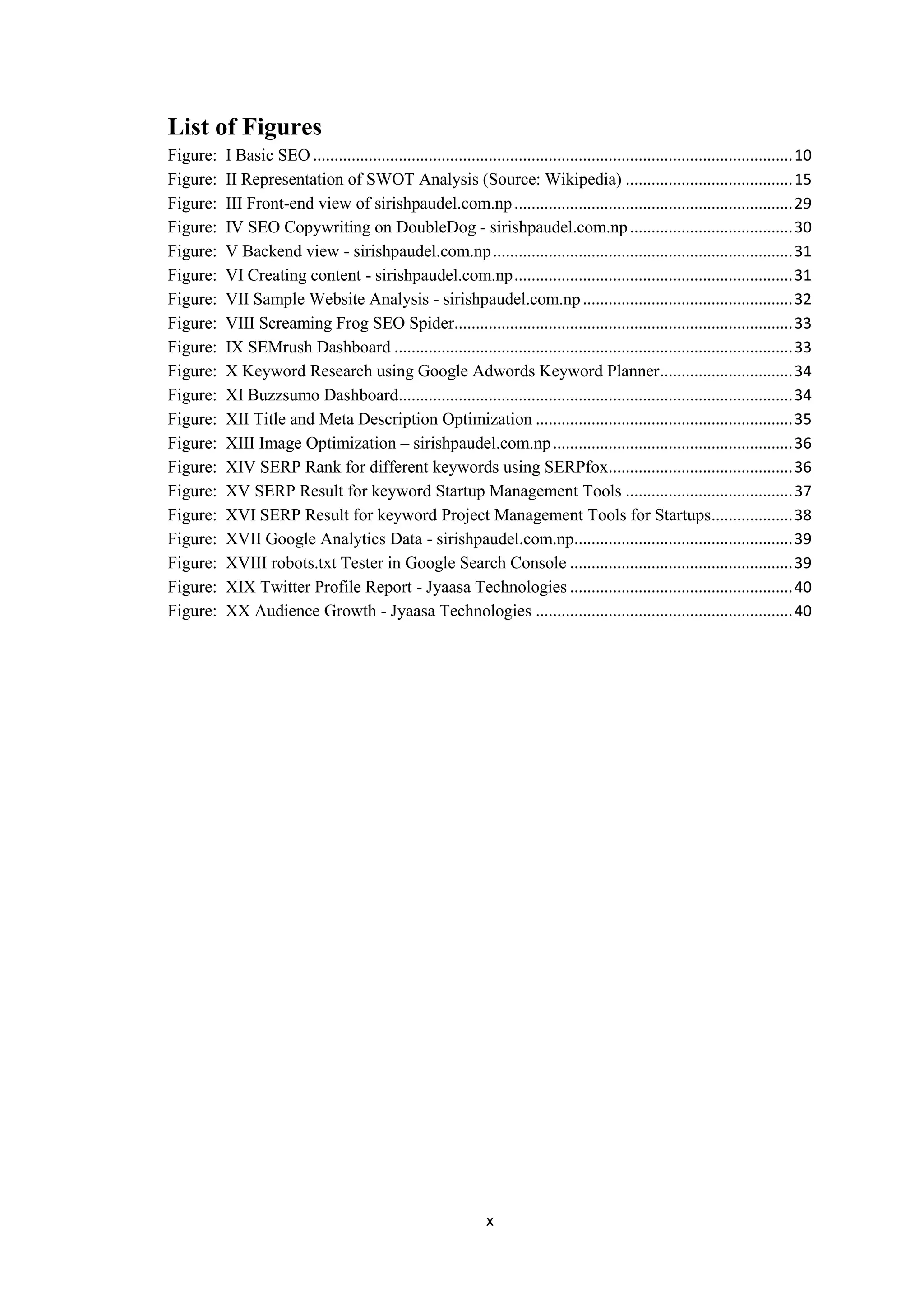 BSC CSIT Final Year Internship Experience Report on SEO | PDF