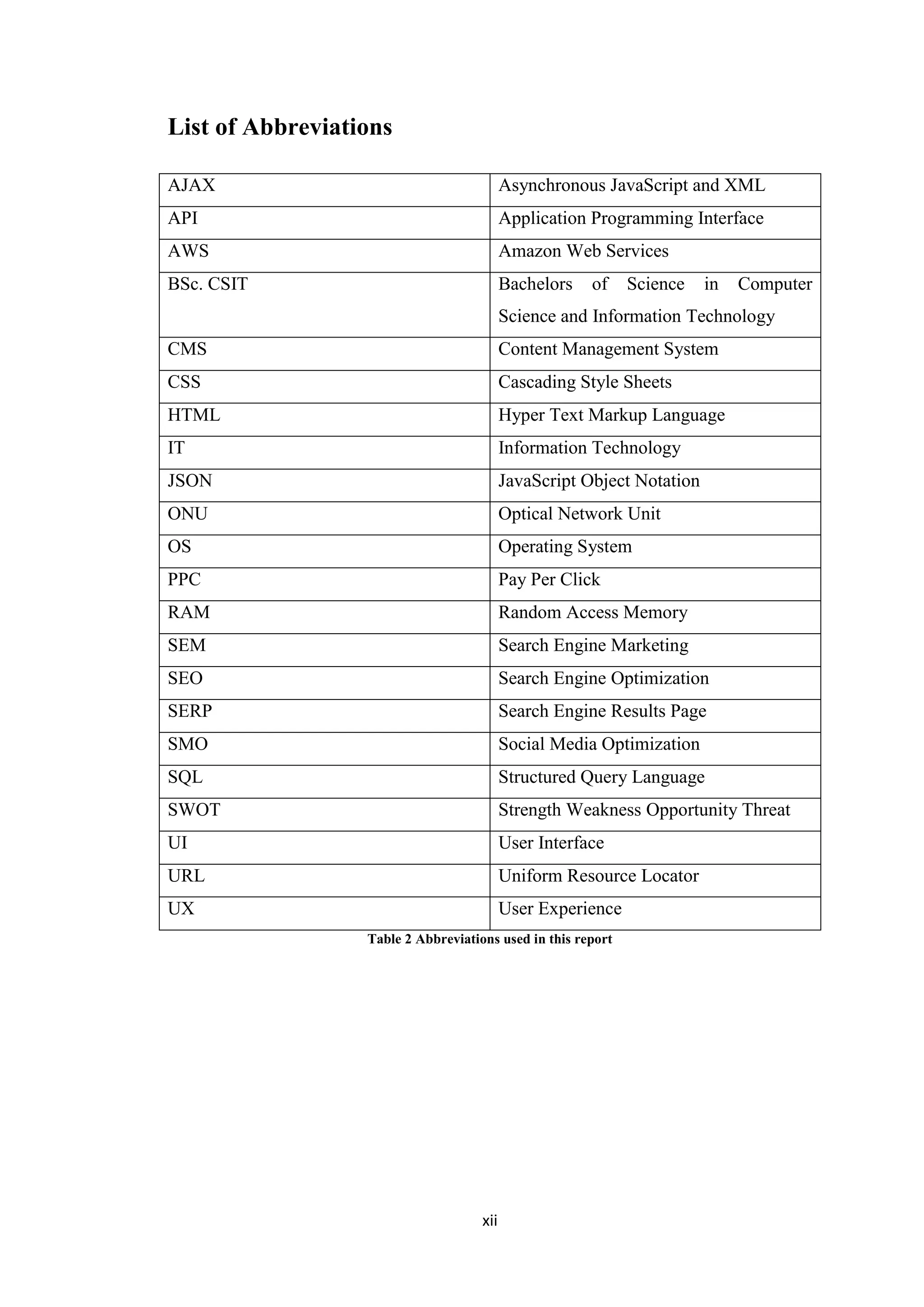 BSC CSIT Final Year Internship Experience Report on SEO | PDF