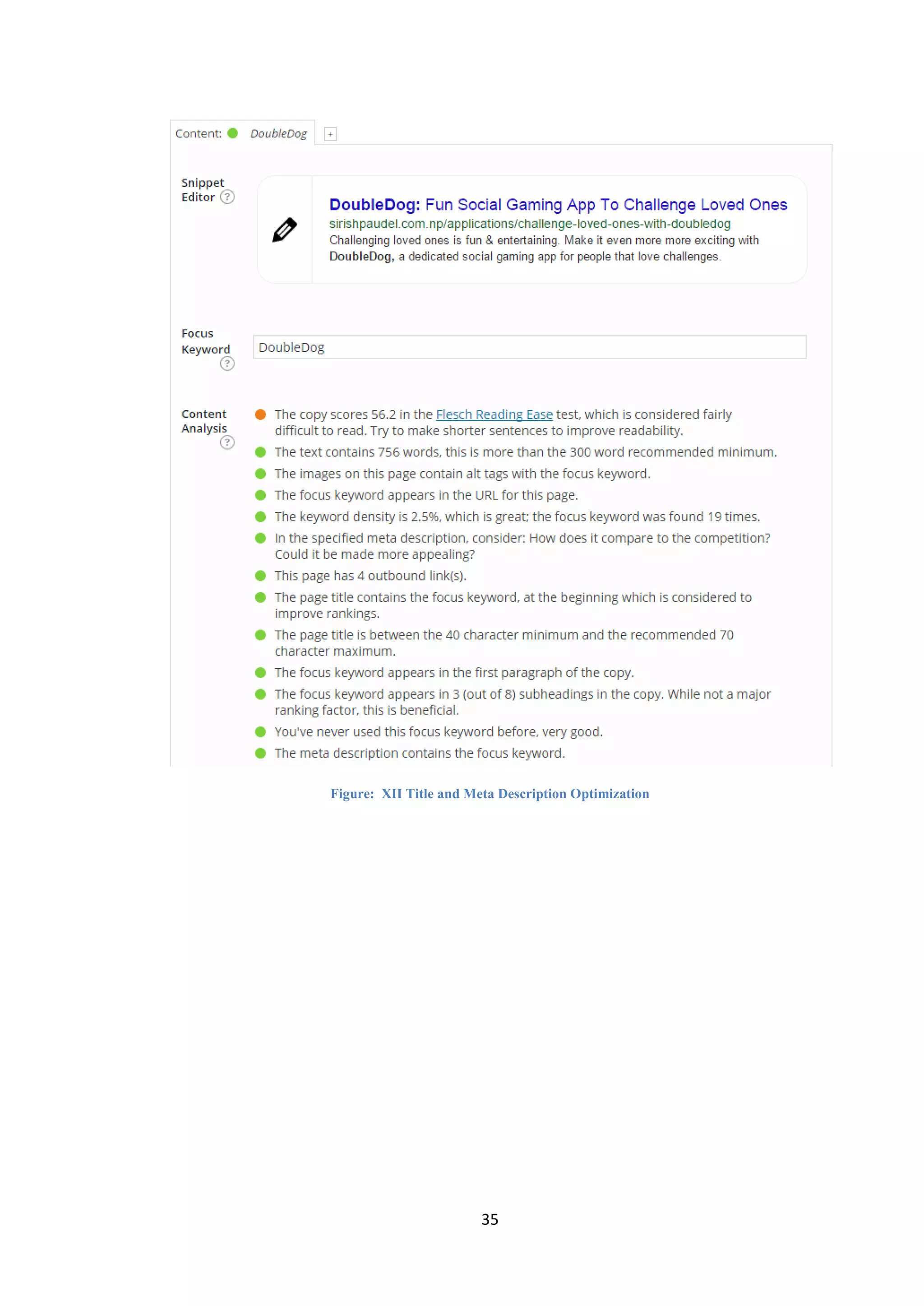 BSC CSIT Final Year Internship Experience Report on SEO | PDF