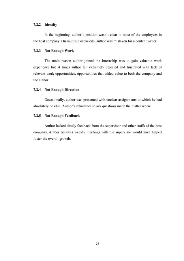 BSC CSIT Final Year Internship Experience Report on SEO | PDF