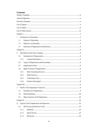 BSC CSIT Final Year Internship Experience Report on SEO | PDF