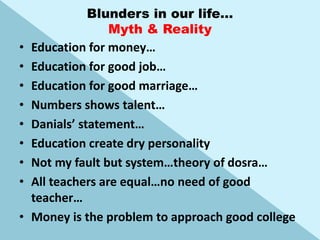 Students' grooming session at The Model College | PPTX