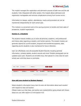School Software Students information | PDF