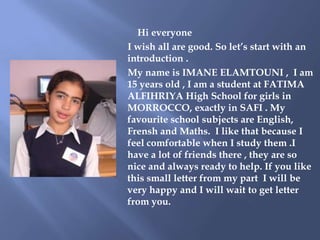 Students Introductions | PPT