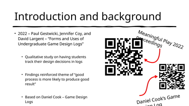 Forms, Uses, and Trends in Undergraduate Student Game Design ...