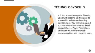 Seven Student Skills for Successful Online Learning | PPTX