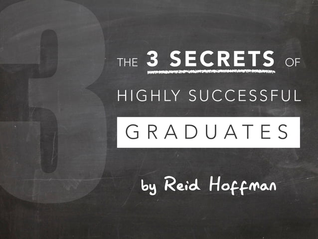 The 3 Secrets of Highly Successful Graduates | PPT