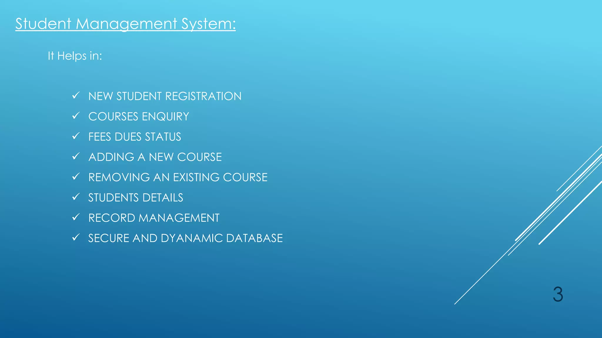 Students management system | PPTX