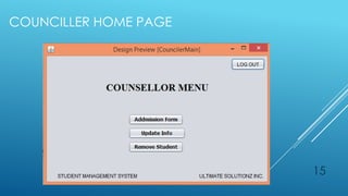 Students management system | PPTX | Programming Languages | Computing
