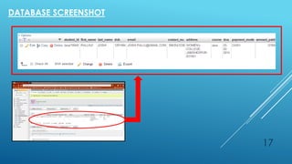 Students management system | PPTX | Programming Languages | Computing