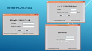 Students management system | PPTX | Programming Languages | Computing