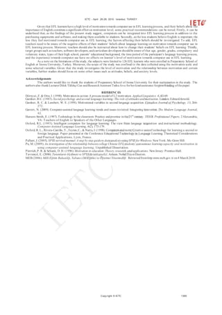 Students’ motivation towards computer use in efl learning | DOCX