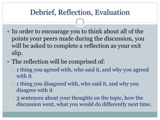 Student Socratic Seminars | PPT