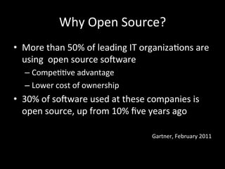 Student Involvement in Open Source: Why, How and Where to Get Started | PPT